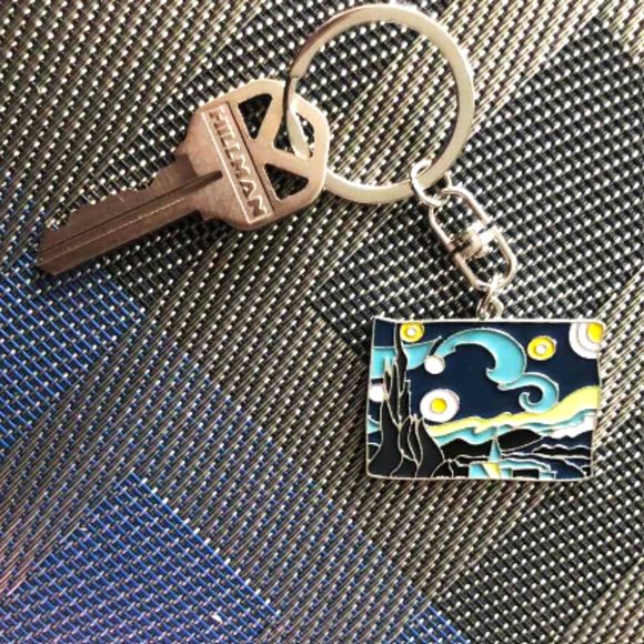 Accessories | The Starry Night Keychain Van Gogh | Poshmark